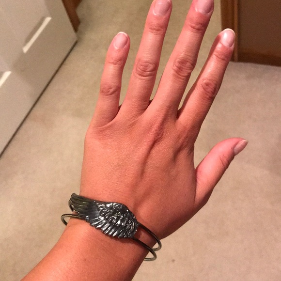 Jewelry | Hard Angle Wing Bracelet | Poshmark
